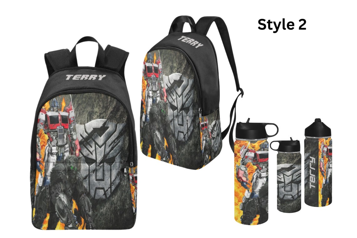 Personalized Transformers Backpack Transformers School Bag - Etsy