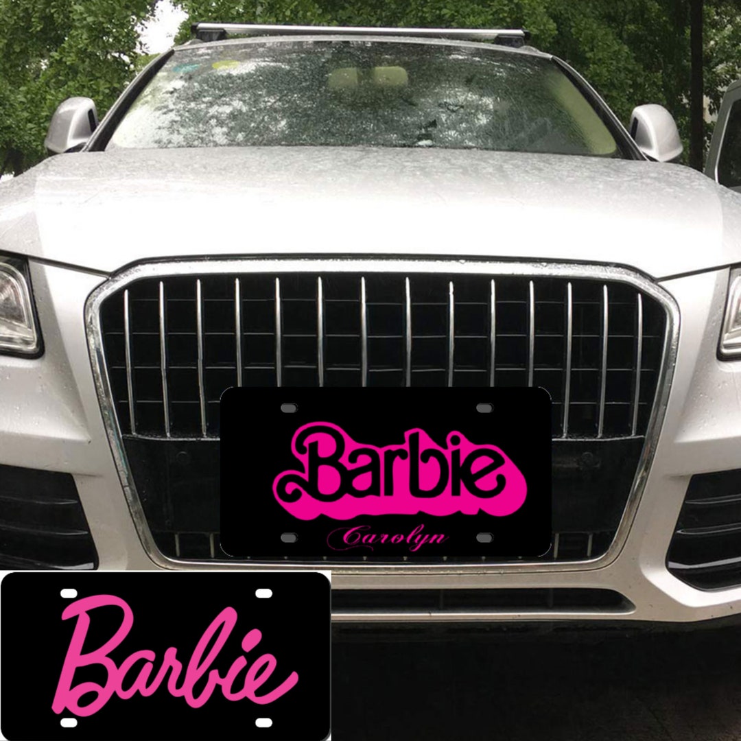 Personalized Pink License Plates/ Pink Aluminum License Plate - Etsy