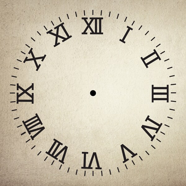 Clock Number Template - Etsy