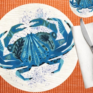 Coastal Table Mats Beach Style Table Mats Fish Place - Etsy