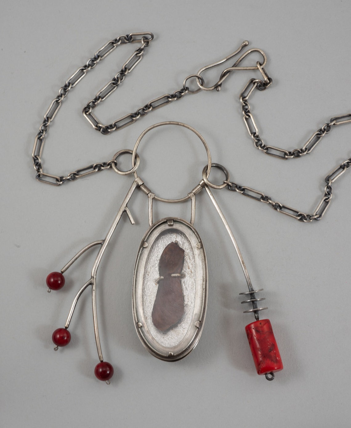 Red Talisman Necklace - Etsy