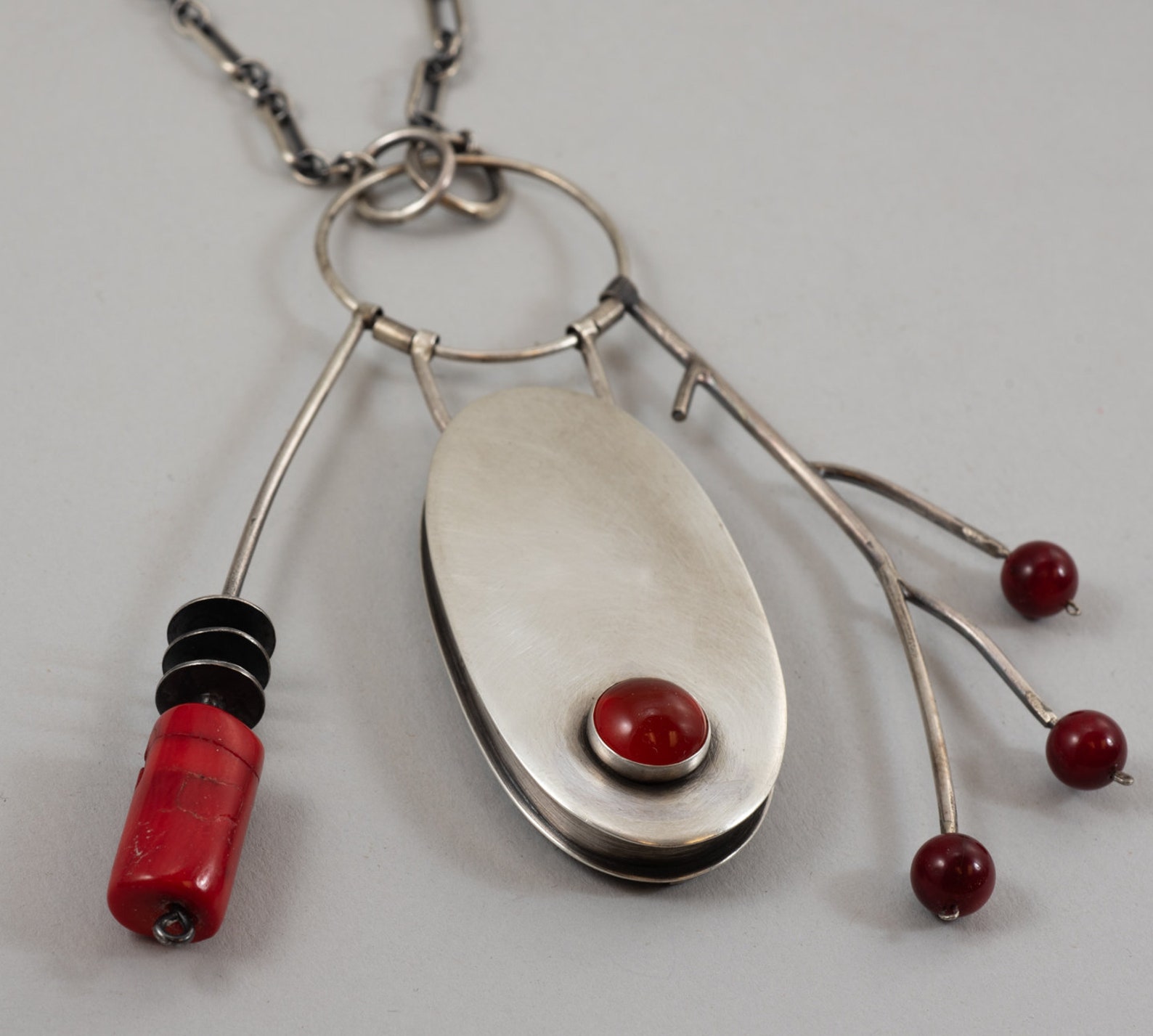 Red Talisman Necklace - Etsy