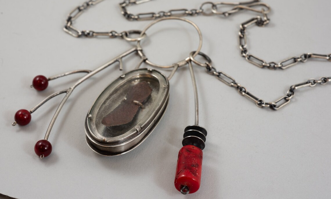 Red Talisman Necklace - Etsy