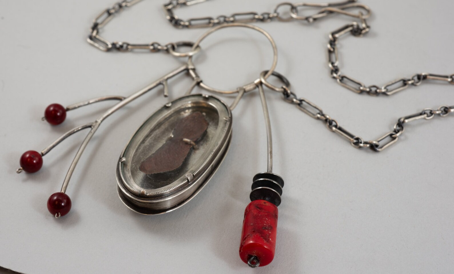 Red Talisman Necklace - Etsy