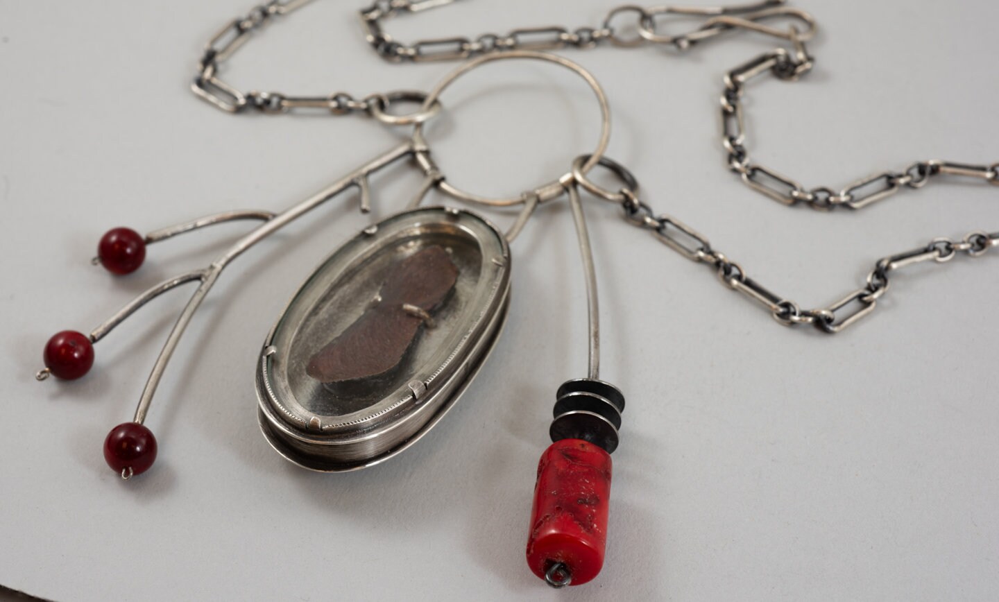 Red Talisman Necklace - Etsy