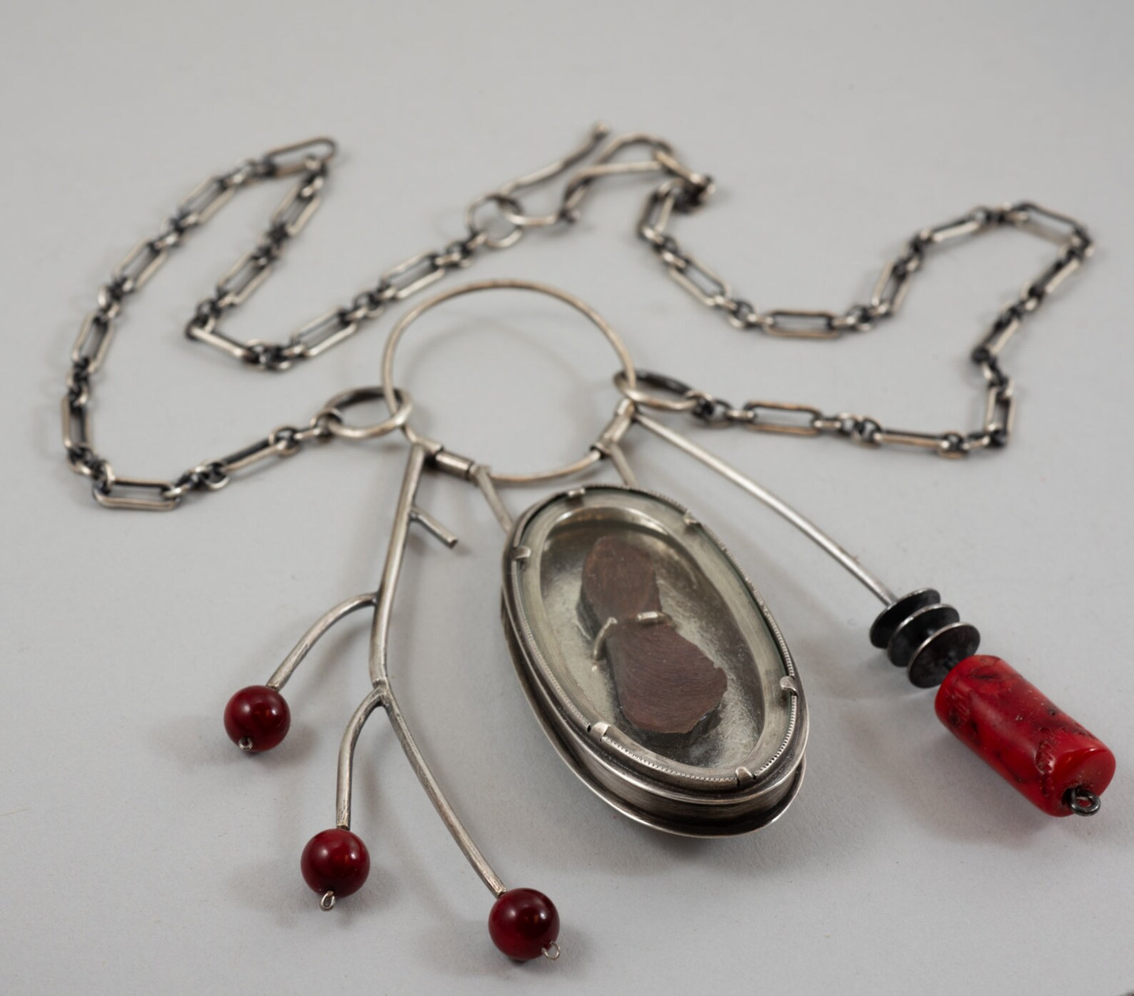 Red Talisman Necklace - Etsy