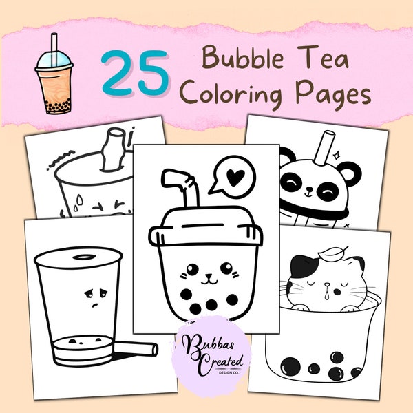 Boba Coloring - Etsy