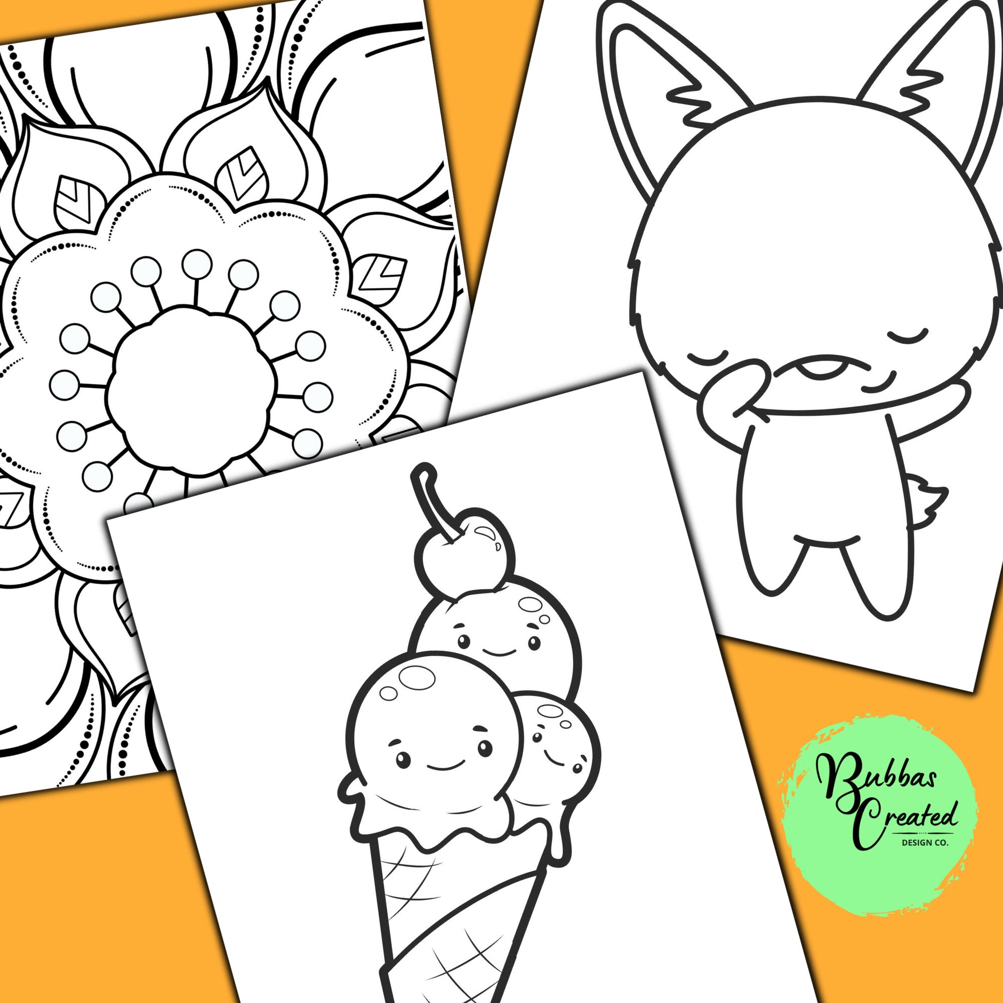 50 Coloring Sheets, Random Coloring Book, Adult Coloring Pages ...