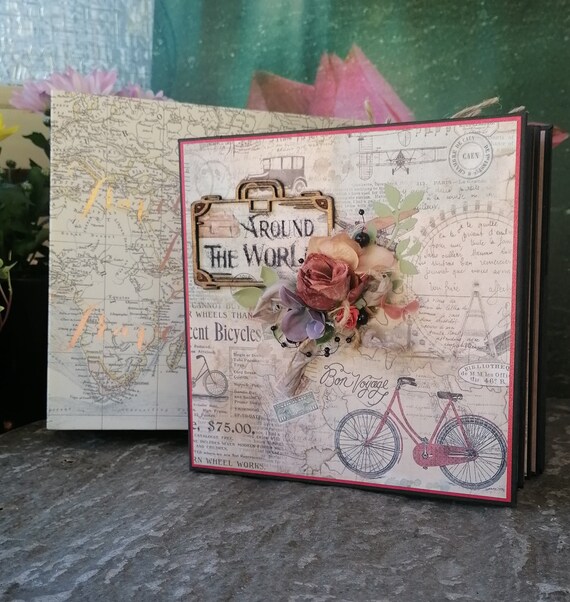 3D Interactive Popup Scrapbook Album Around the - Etsy