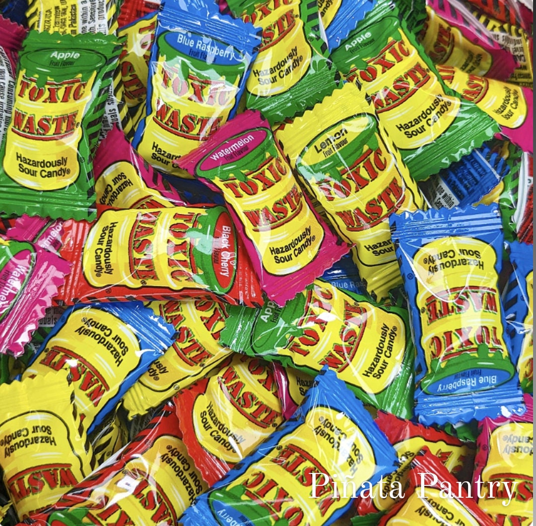 TOXIC WASTE ORIGINAL Mega Sour Candy Challenge Pick & Mix Sweets Kids ...