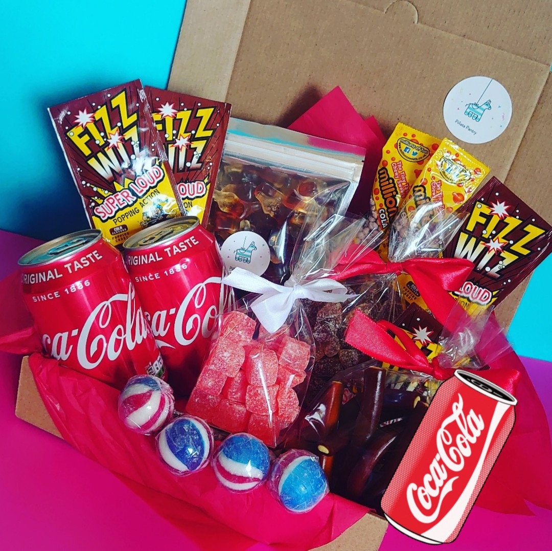COCA COLA Mega Sweet BOX Sweet Shop Coke Candy Gift Bundle - Etsy