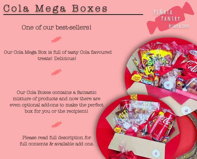 COCA-COLA Mega Sweet BOX Sweet Shop Coke Candy Gift Bundle - Etsy UK