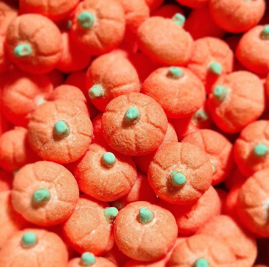 MALLOW PUMPKINS Pick & Mix Halloween Marshmallow Sweets Kids Trick or ...