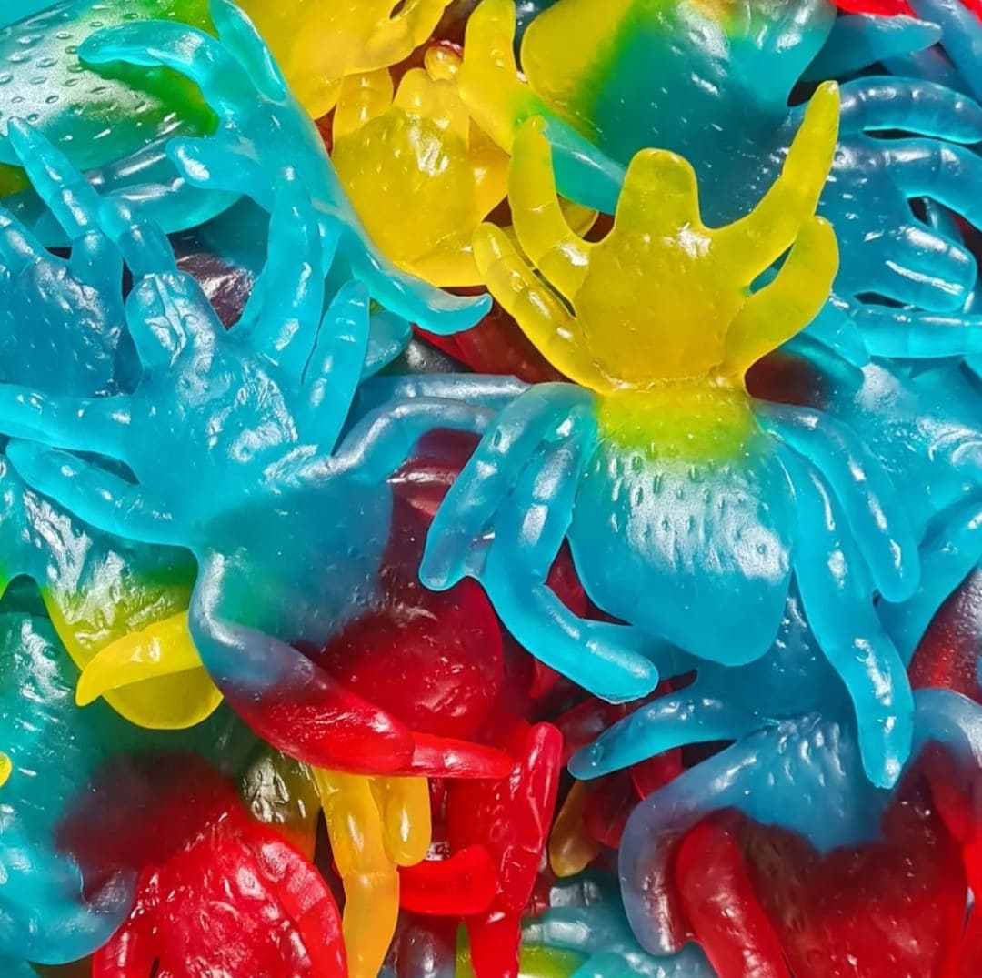 GIANT GUMMY SPIDERS Pick & Mix Halloween Candy Sweets Kids - Etsy UK