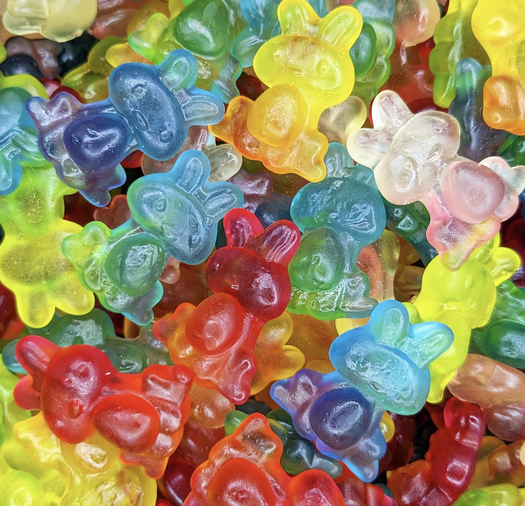 BUNNIES Pick & Mix Easter Gummy Candy Sweets Kids Animal Egg Hunt Party ...