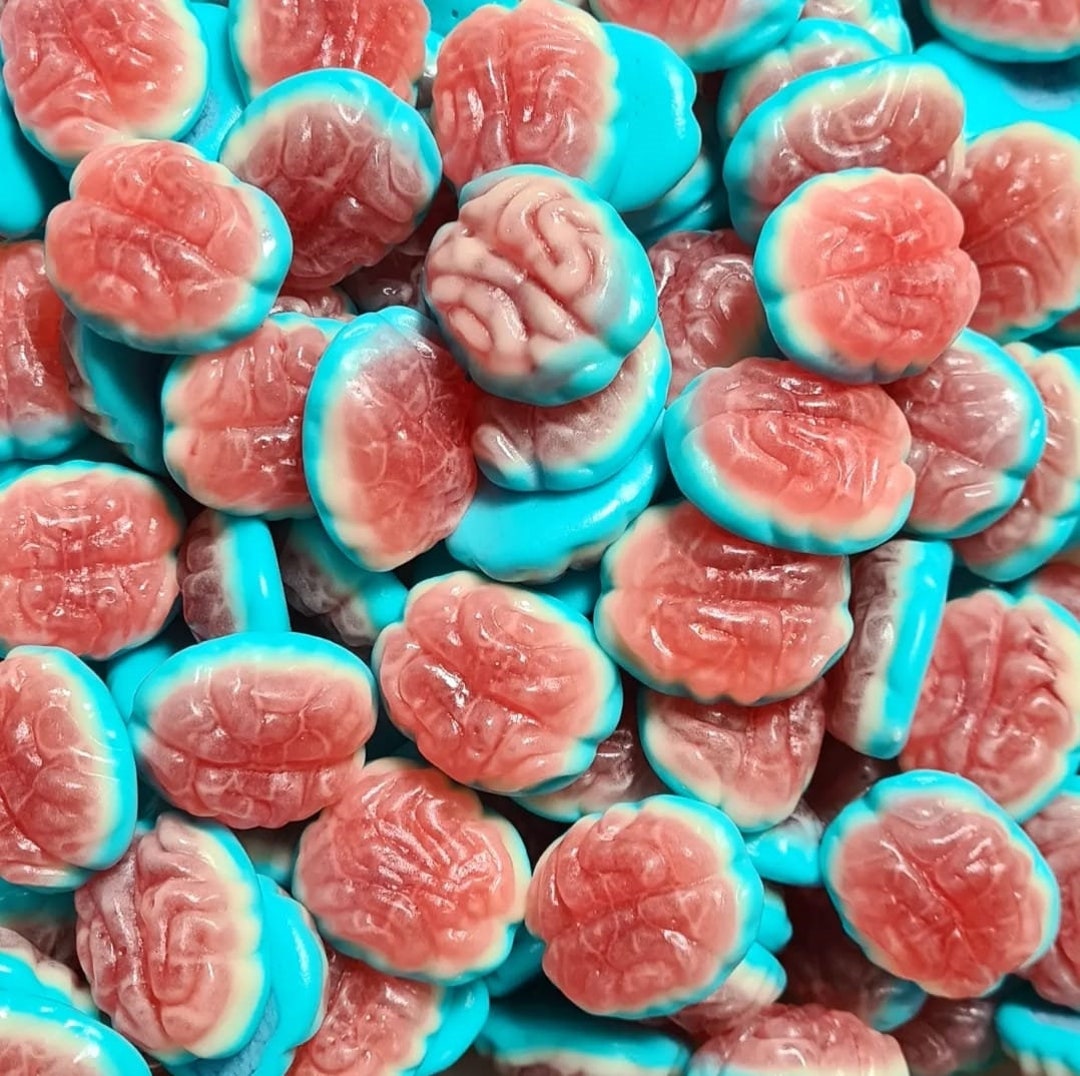 Vidal JELLY FILLED BRAINS Pick & Mix Halloween Candy Sweets Kids Trick ...