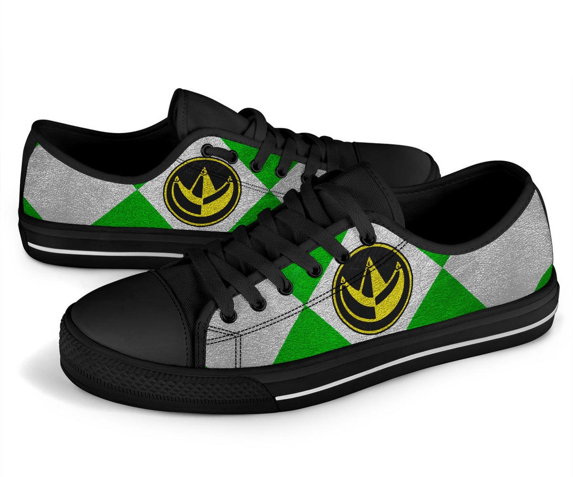 Power Rangers Custom Lowtops Mighty Morphin Casual Lowtops | Etsy