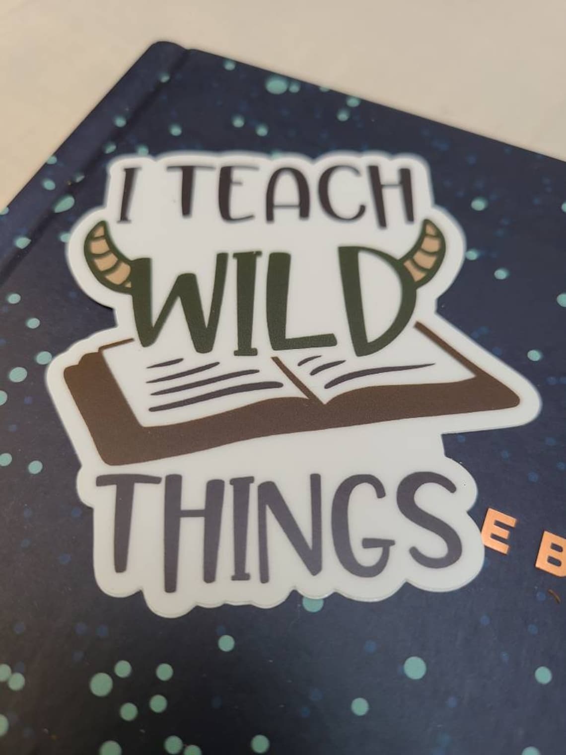 Funny Teacher Teaching Vinyl Sticker | Etsy