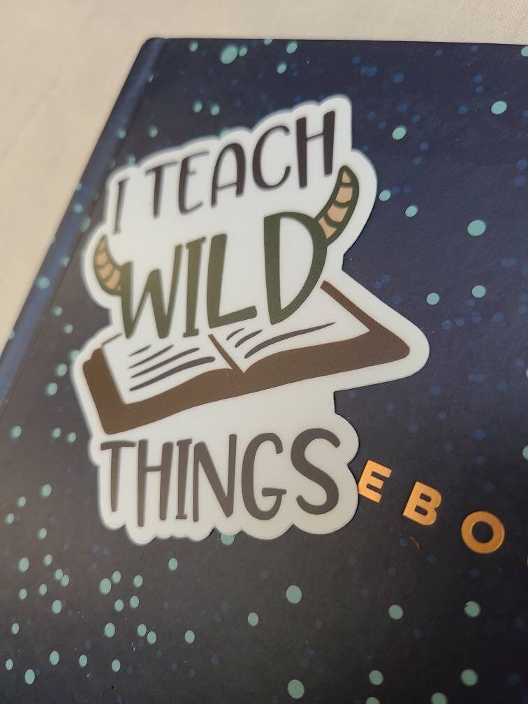 Funny Teacher Teaching Vinyl Sticker | Etsy
