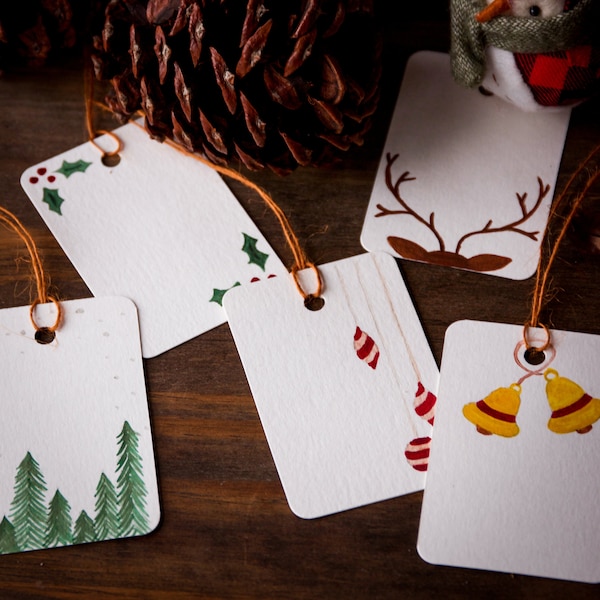 Hand Painted Tags - Etsy
