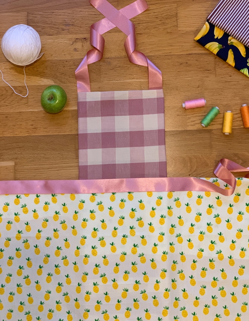 DIY Apron Kit Precut Apron Kit Apron Kit UK DIY Kit Apron Kit Sewing ...