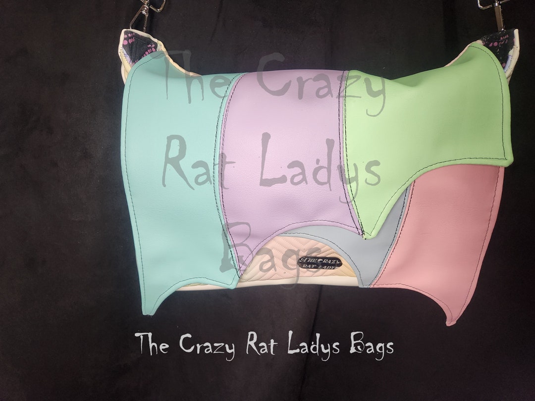 Pastel Bats Bat Wing Cross Body Bag Purse Hand Made - Etsy