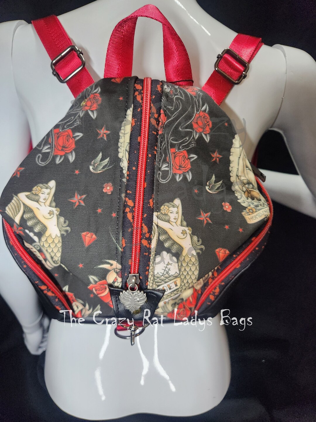 Old School Tattoo Backpack Denver Back Pack Small - Etsy