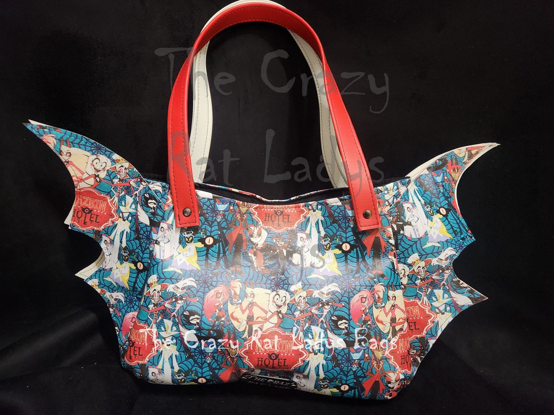 Hazbin Bat Wing Shoulder Bag Purse Hand Made - Etsy