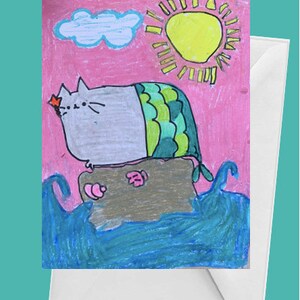 Pusheen Meow Mermaid Kitty - Etsy