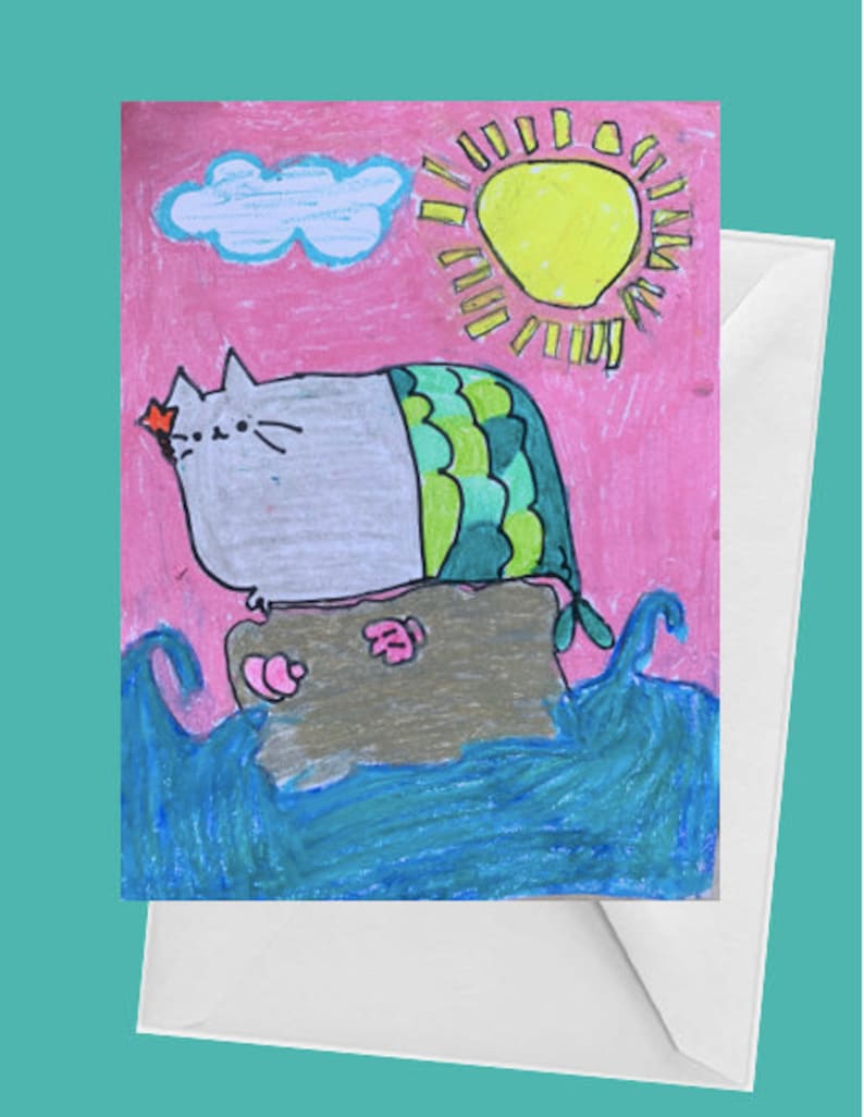 Pusheen Meow Mermaid Kitty - Etsy