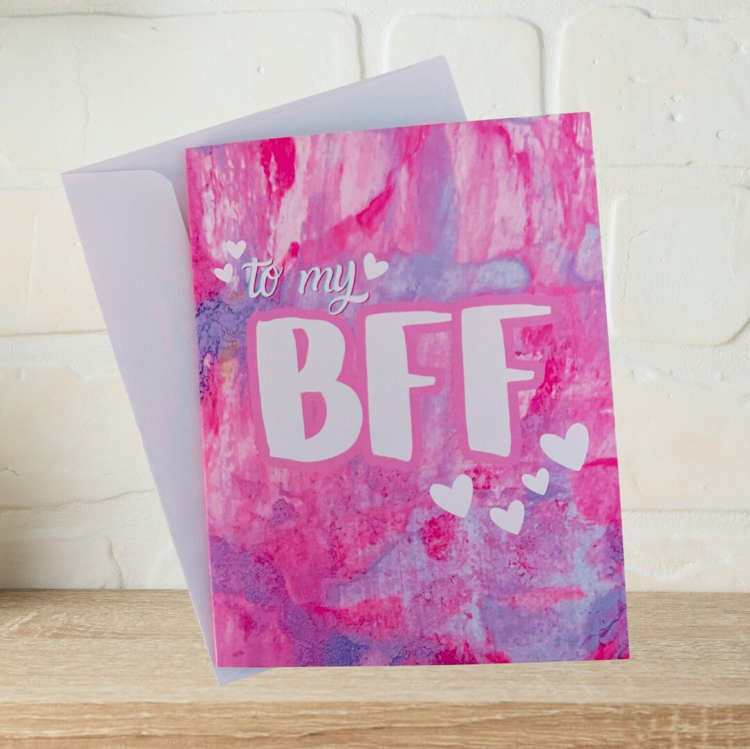BFF: the Best Friends Card! - Etsy