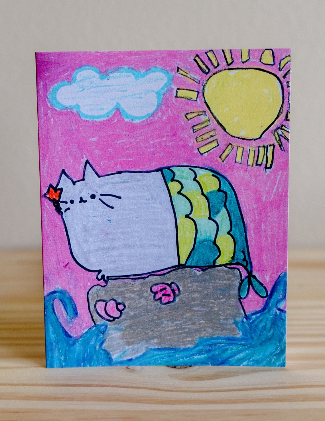 Pusheen Meow Mermaid Kitty - Etsy