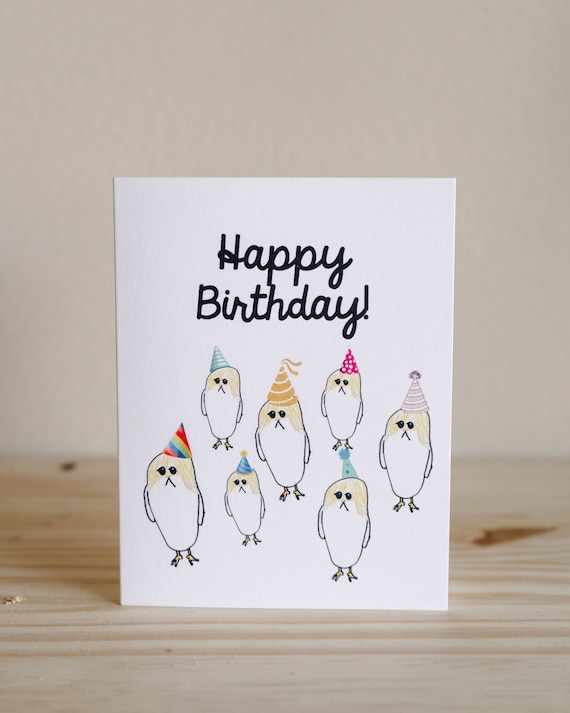 Happy Birthday Star Wars Porg Party | Etsy