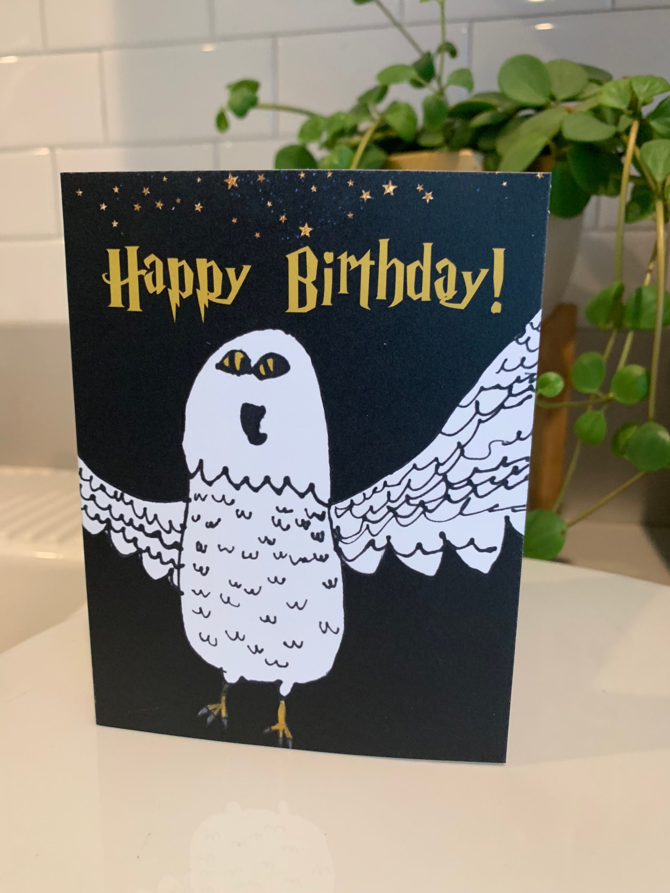 Hedwig Says happy Birthday - Etsy UK
