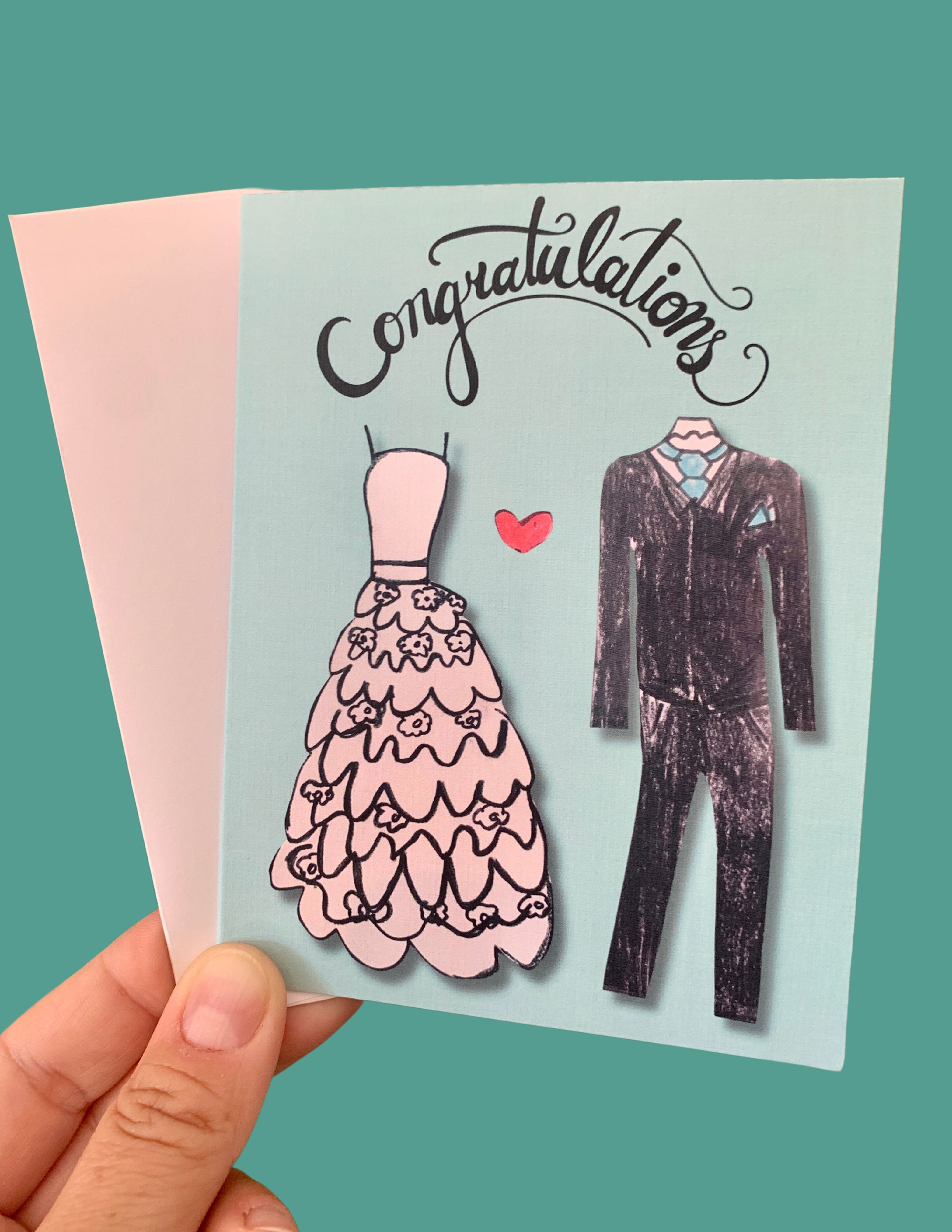 Congratulations Bride and Groom - Etsy