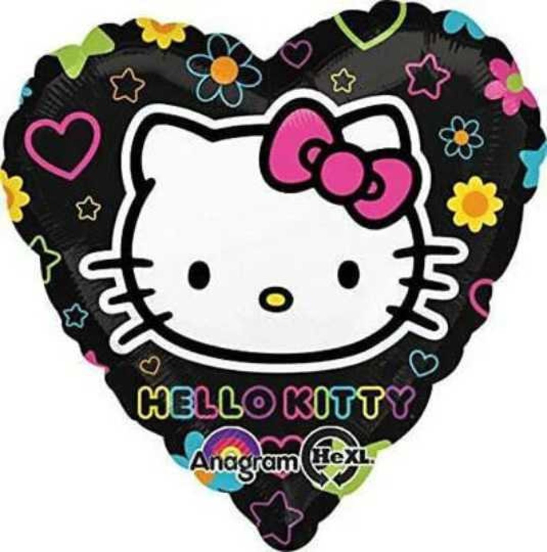 18 HELLO KITTY Balloon Party Supplies Decorations Foil Mylar Balloon - Etsy