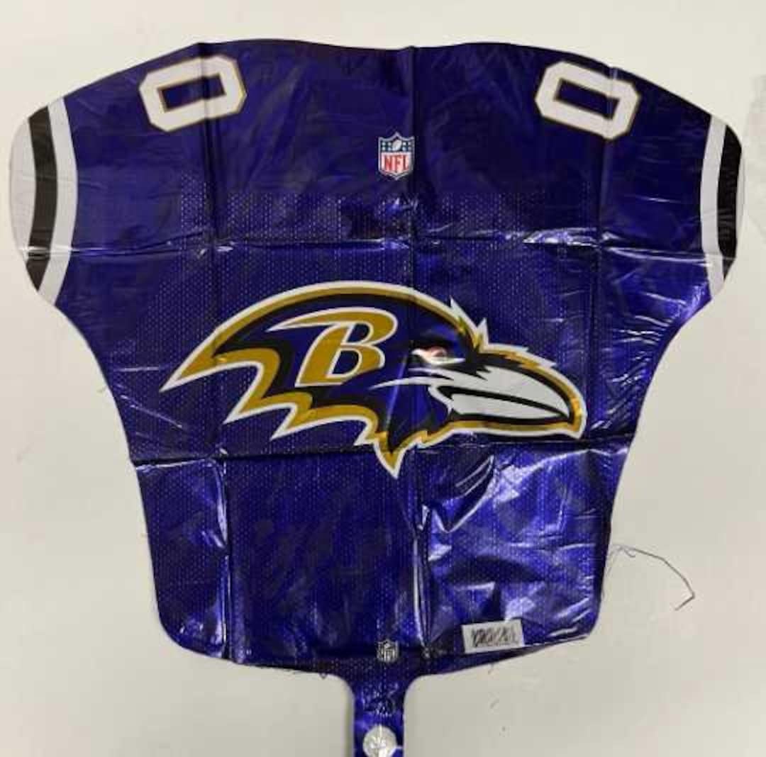 19" BALTIMORE RAVENS Jersey Balloon - Party Supplies Decorations Foil ...