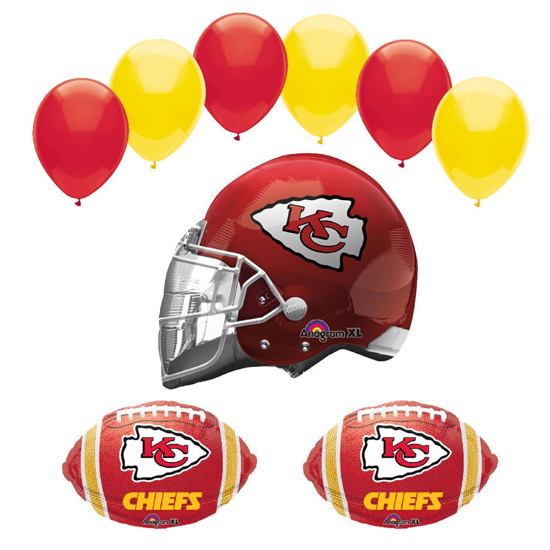 KANSAS CITY CHIEFS Team Football Balloon Kit Party Supplies Decorations ...