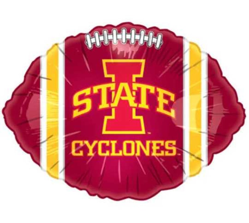 18" IOWA STATE CYCLONES Balloon - Party Supplies Decorations Foil Mylar ...