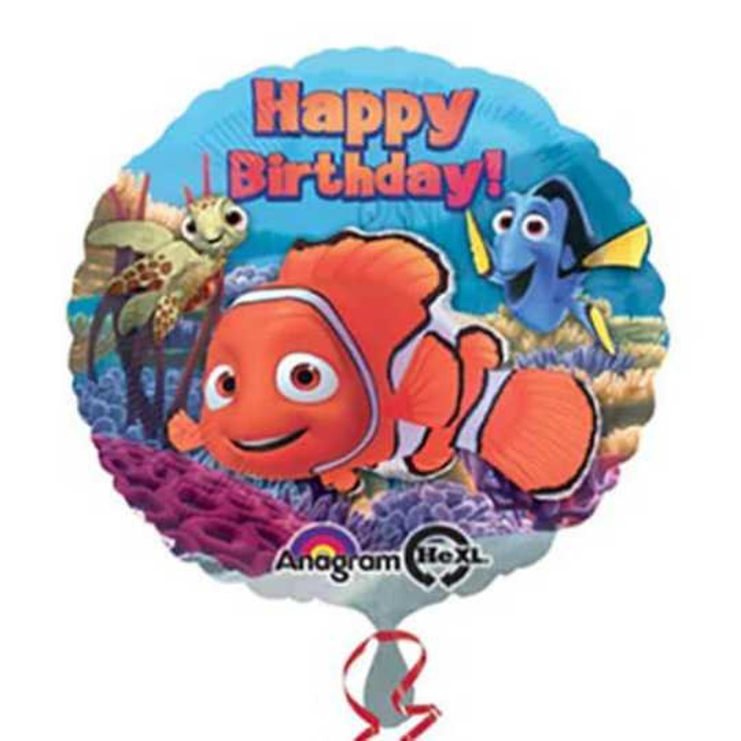 18" FINDING NEMO BIRTHDAY Balloon - Party Supplies Decorations Foil ...