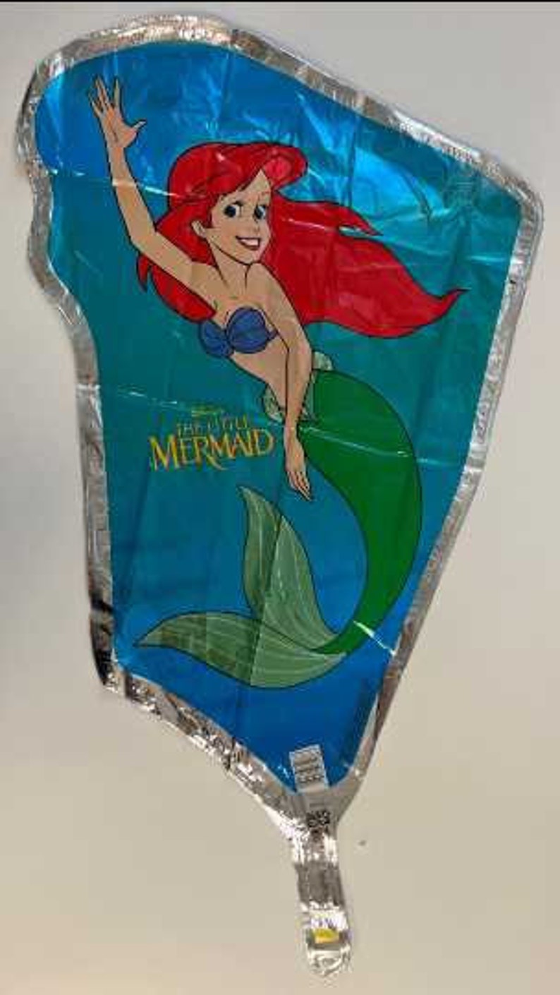 ARIEL the LITTLE MERMAID Balloon - Large Shape Foil Mylar Balloon ...
