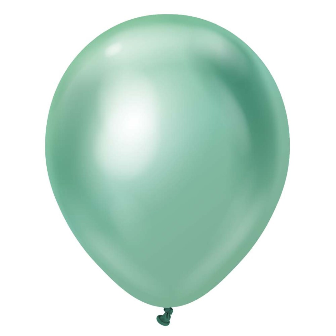 12 Inch Kalisan Mirror Green Latex Balloons 50 Pack Party Supplies ...