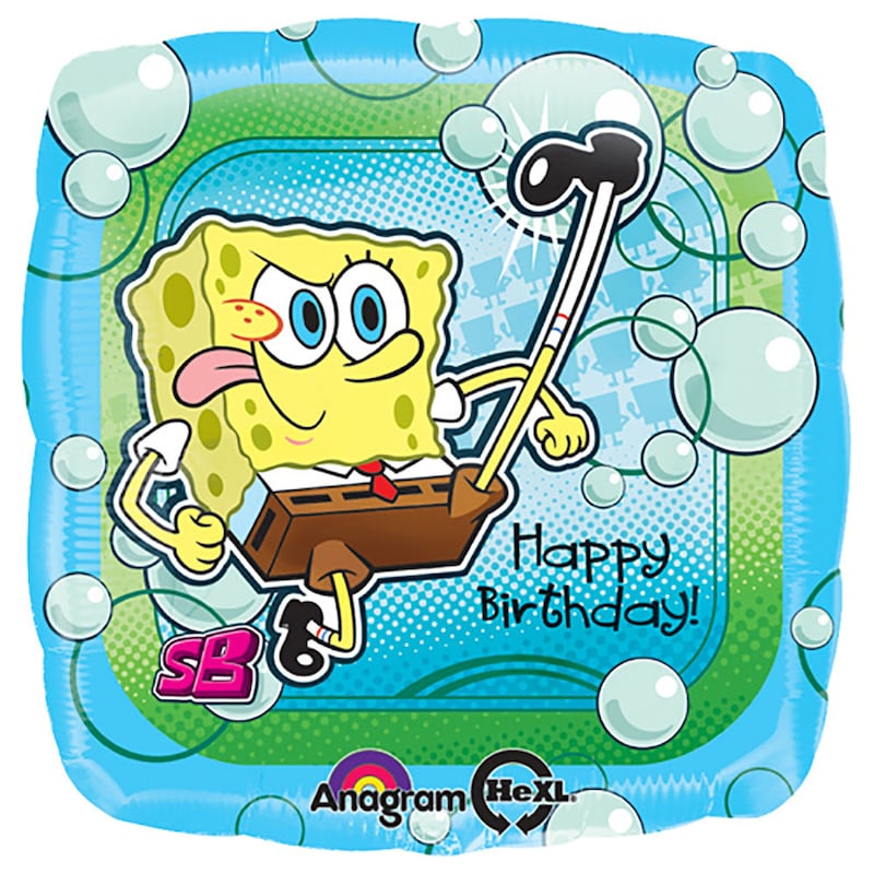 Spongebob Party Balloon - Etsy