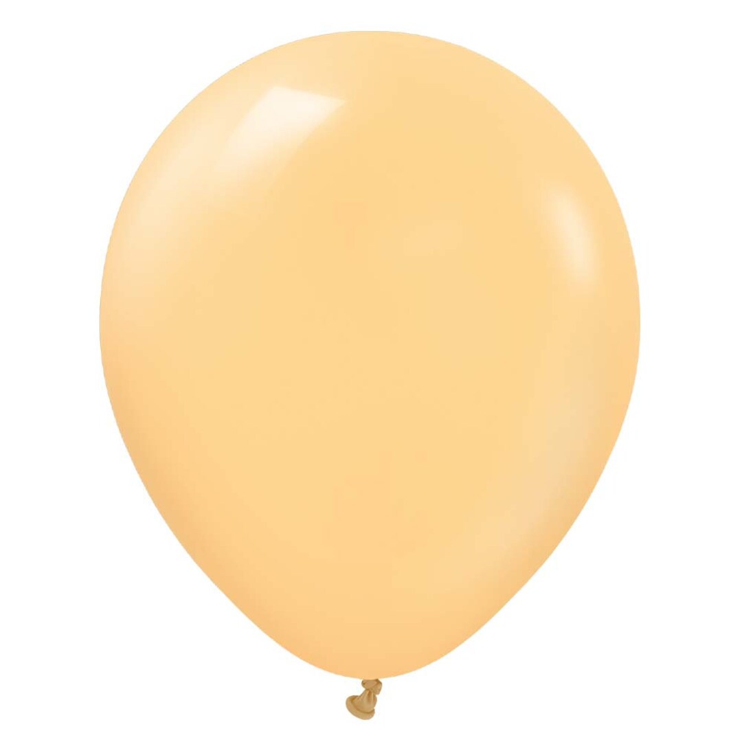12 Inch Kalisan Standard Peach Latex Balloons (100 Pack) - Party ...