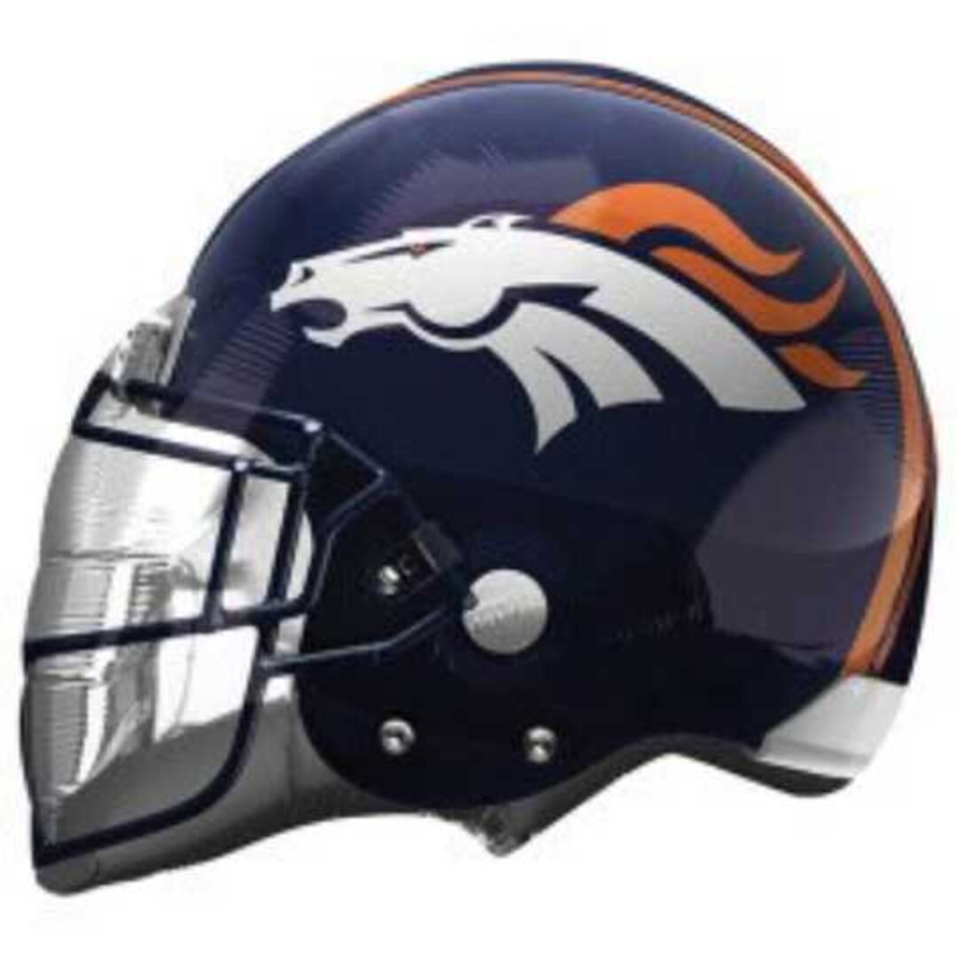 21" DENVER BRONCOS Helmet Balloon - Party Supplies Decorations Foil ...