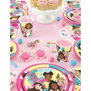 Barbie Rectangular Plastic Table Cover 54 Inch X 84 Inch - Party ...