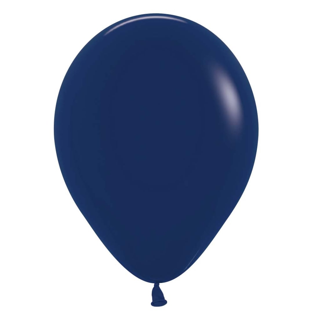 11 Inch Sempertex Fashion Navy Blue Latex Balloons - Party Supplies ...
