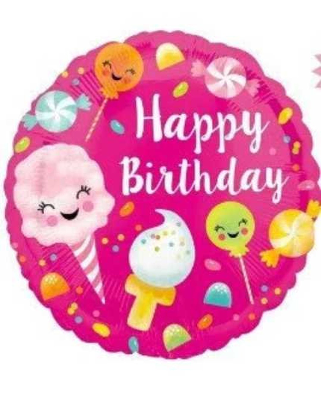 18" HAPPY BIRTHDAY SWEET Treats Balloon - Party Supplies Decorations ...