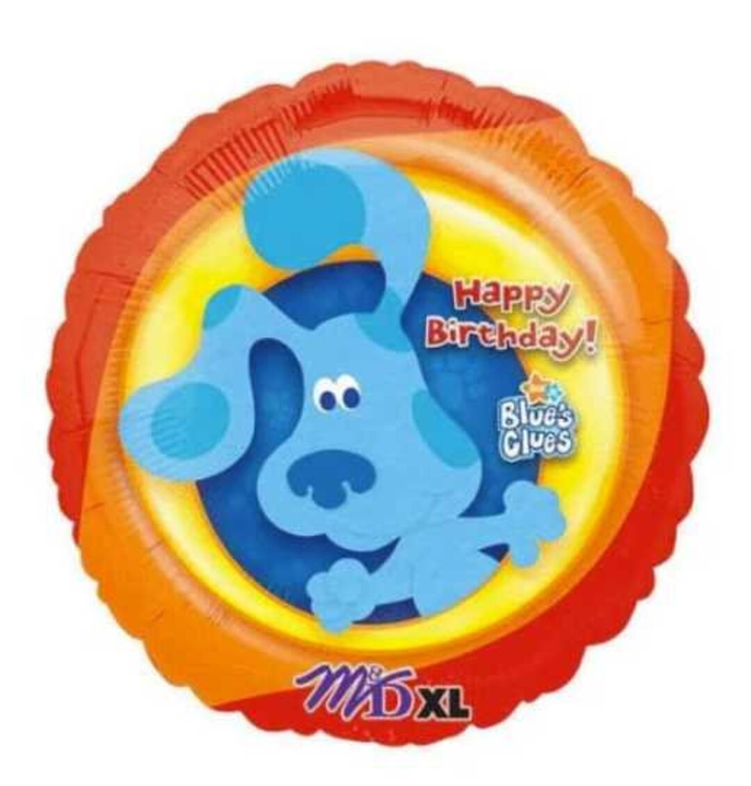 18" Happy BIRTHDAY BLUE'S CLUES Balloon - Party Supplies Decorations ...
