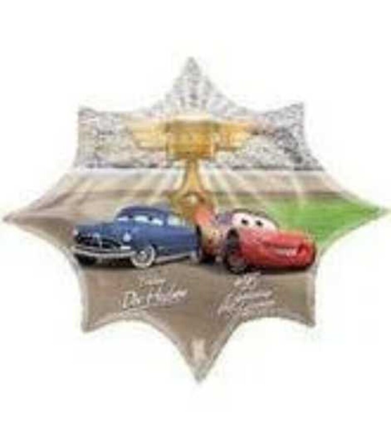 DOC and MCQUEEN PISTON Cup Balloon - Large Foil Mylar Balloon - Party ...